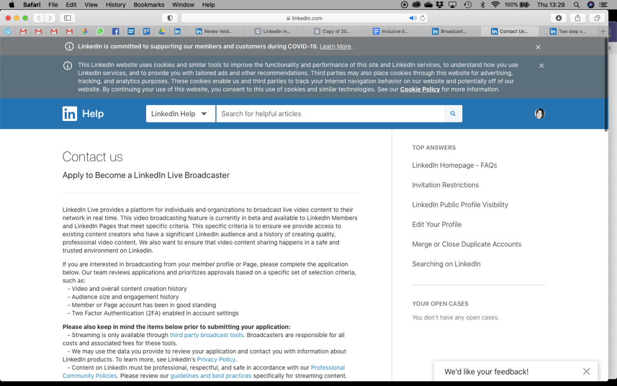 How to broadcast live on LinkedIn? – Zestee